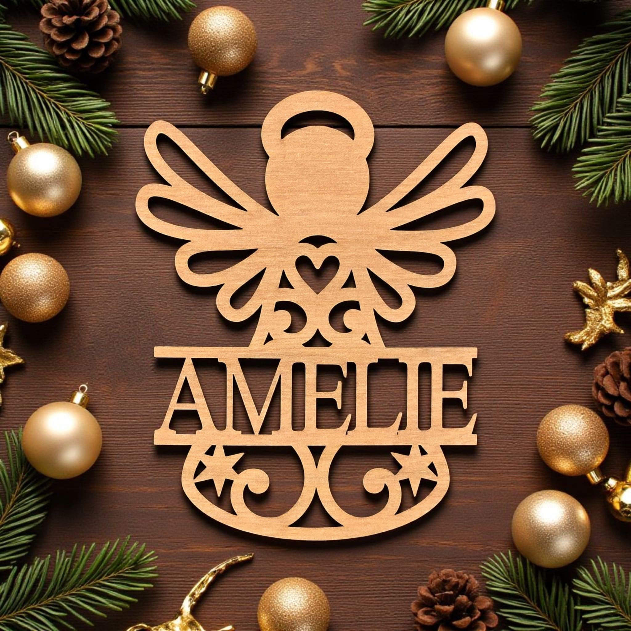 Angel Christmas Ornament – Memorial & Personalized | Ornemoi
