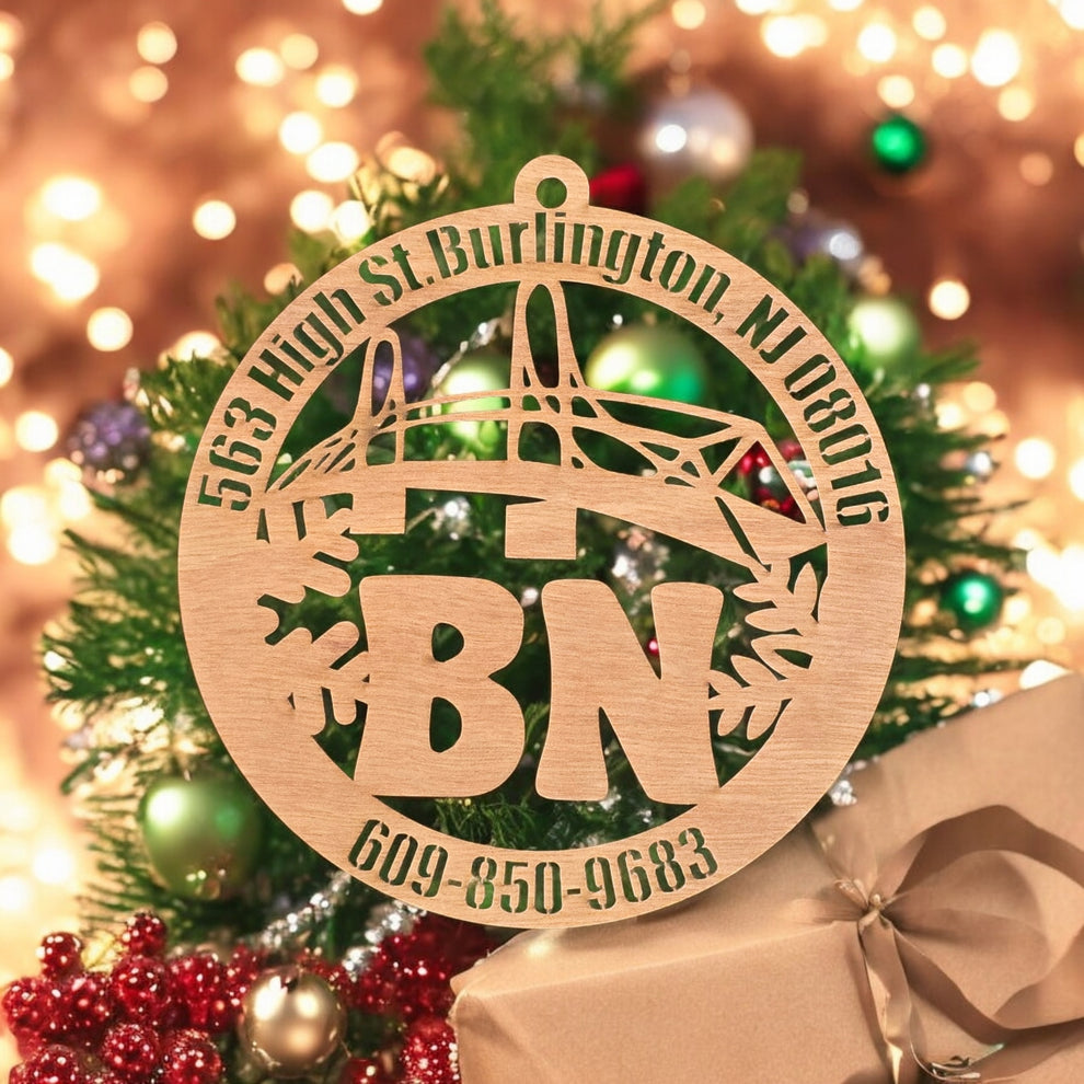 Custom Logo Ornaments for Businesses & Sports Teams | Ornemoi